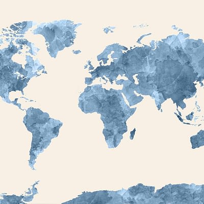 Maps Wallpaper - Cara Saven Wall Design