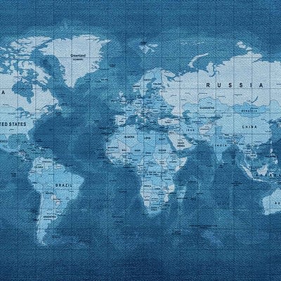 Maps Wallpaper - Cara Saven Wall Design